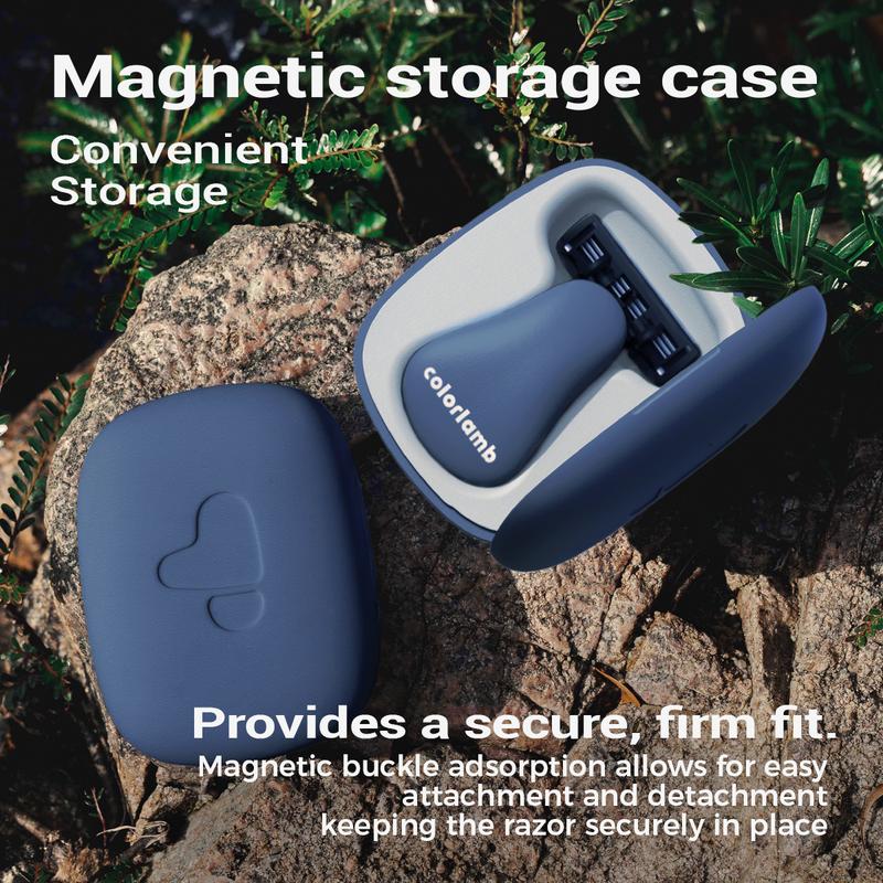 Colorlamb Portable Razor for Men 3 Layers Blades Manual Shaver - TikTok ...