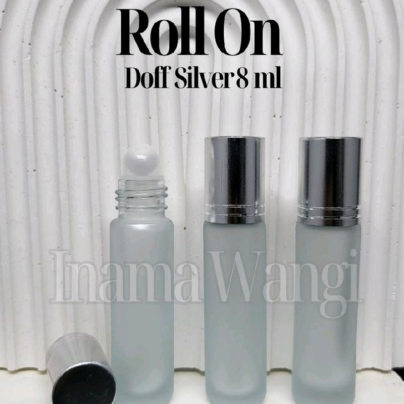 (1 lusin/1 karton) Botol Roll On Doff Silver 8 ml - Shop | Tokopedia