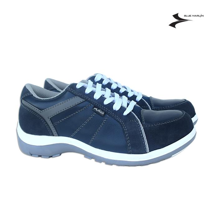 Jual Sepatu Kerja Safety Shoes Blue Marlin Dove - Hitam, 37 - Kab ...