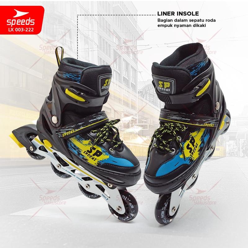 SPEEDS Sepatu Roda Dewasa Remaja Anak New Inline Skates Roller - Shop ...