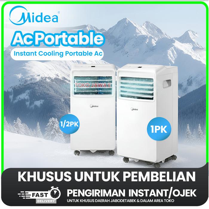 Jual [KHUSUS INSTANT] AC PORTABLE MIDEA1/2 PK DAN 1PK MIDEA MPHA-05 ...