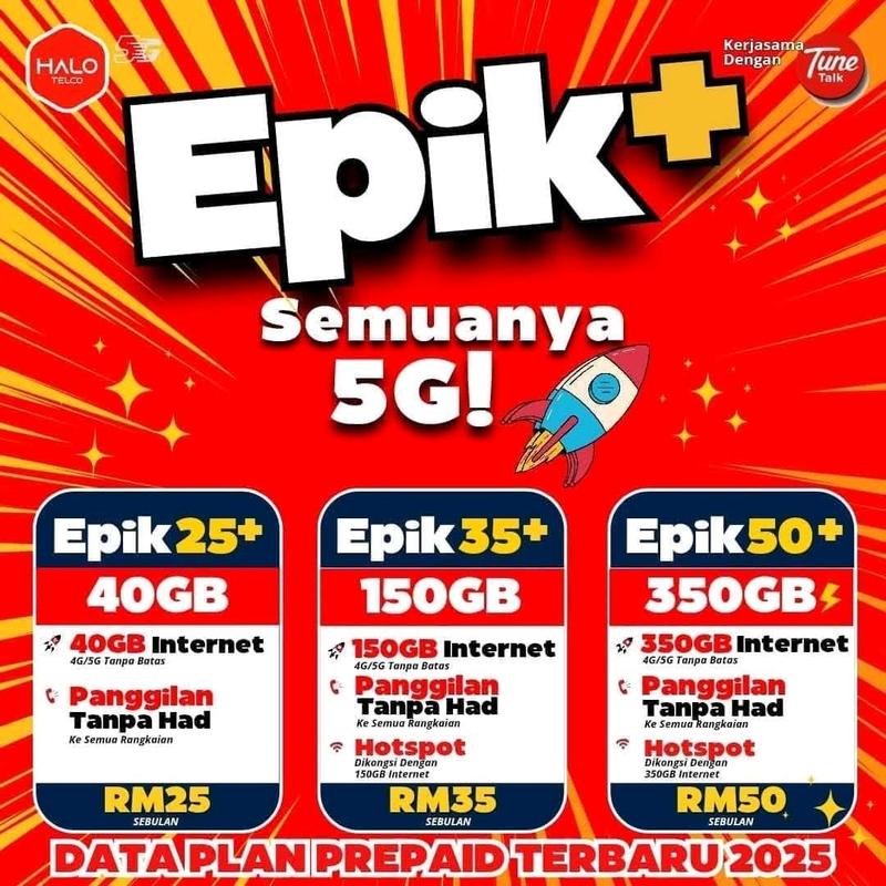 Simkad Halo Telco Ready 4G/5G. Hi-Speed Data. Unlimited Call - TikTok Shop Malaysia