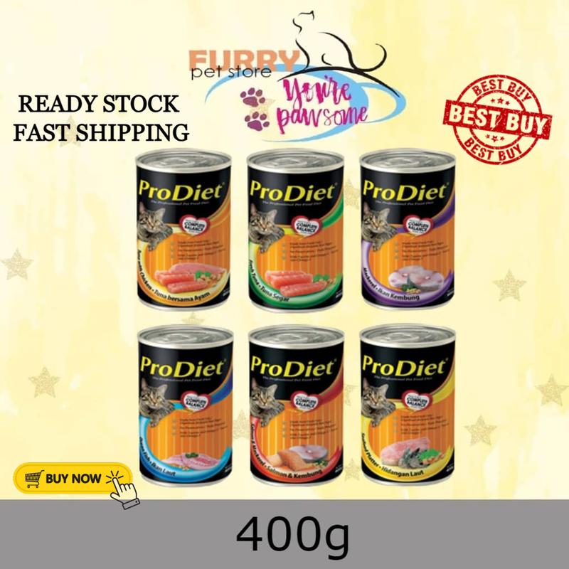 [ 400G ] ProDiet Cat Canned Cat Wet Food - makanan kucing tin - TikTok ...