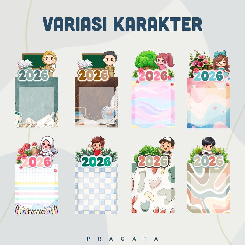 KALENDER MINI LUCU KARAKTER 2026, LENGKAP DENGAN KALENDER JAWA - Shop ...
