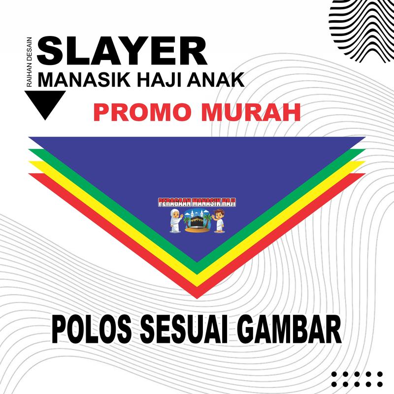 Syal Manasik Haji Anak TK PAUD Slayer ISI 10 PCS - Fashion - Shop ...
