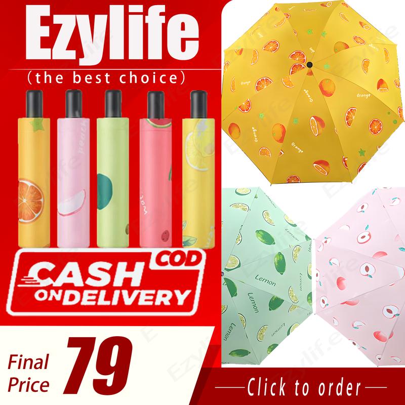 Buy 1 Take 2 Five Fruit Umbrella For All people Anti-Ultraviolet,Sun,Rain - TikTok Shop Philippines