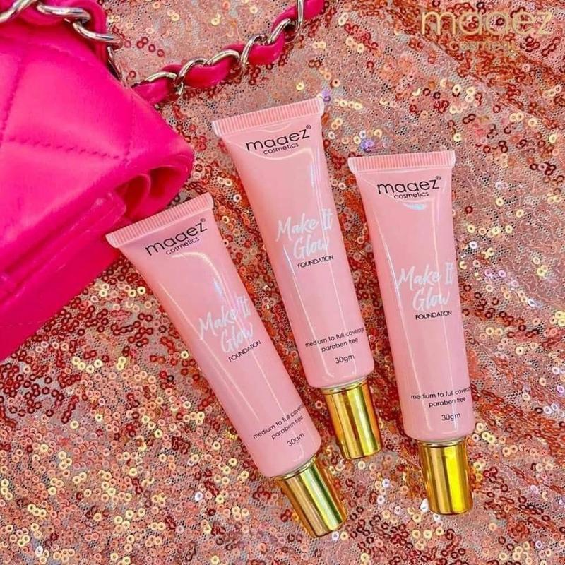 MAAEZ FOUNDATION MAKE IT GLOW SPF45 [ 15G ] READYSTOCK - TikTok Shop ...
