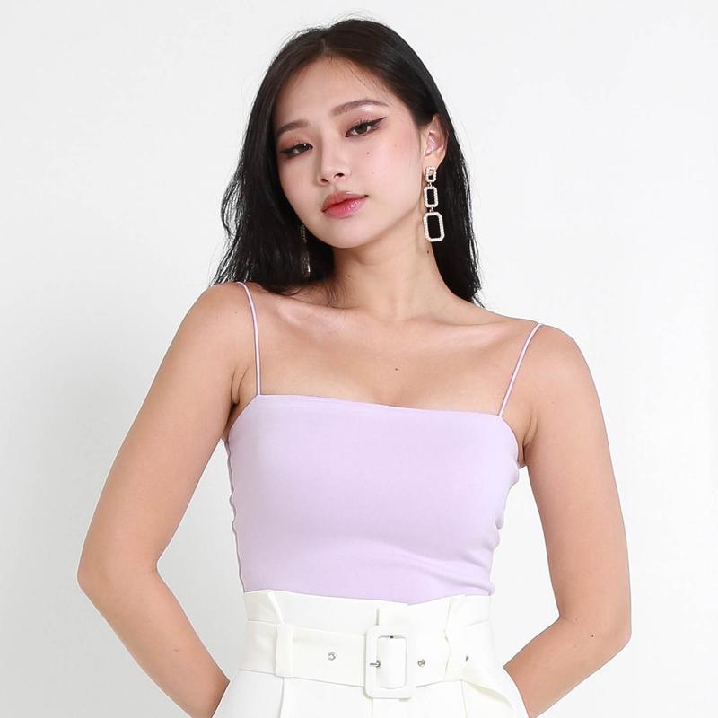 Clara Basic Cami Top Lilac) - TikTok Shop Singapore