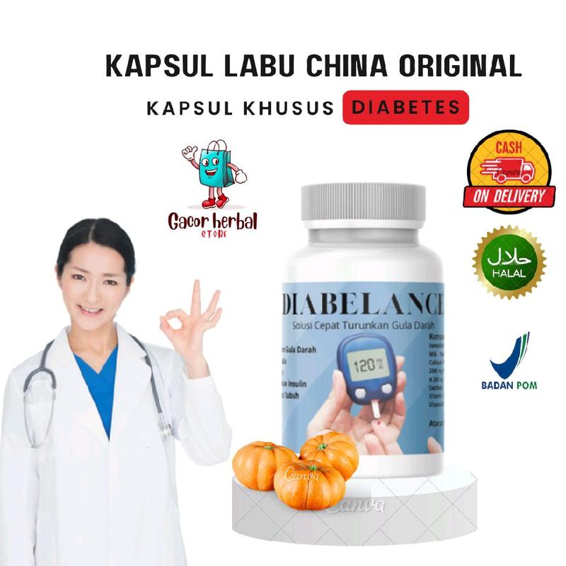 KAPSUL SUSU LABU CHINA UNTUK DIABETES - ORIGINAL HALAL BPOM 100% ...