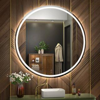 CERMIN BULAT LED/CERMIN BULAT AESTEHTIC/CERMIN BULAT WARM WHITE/CERMIN ...