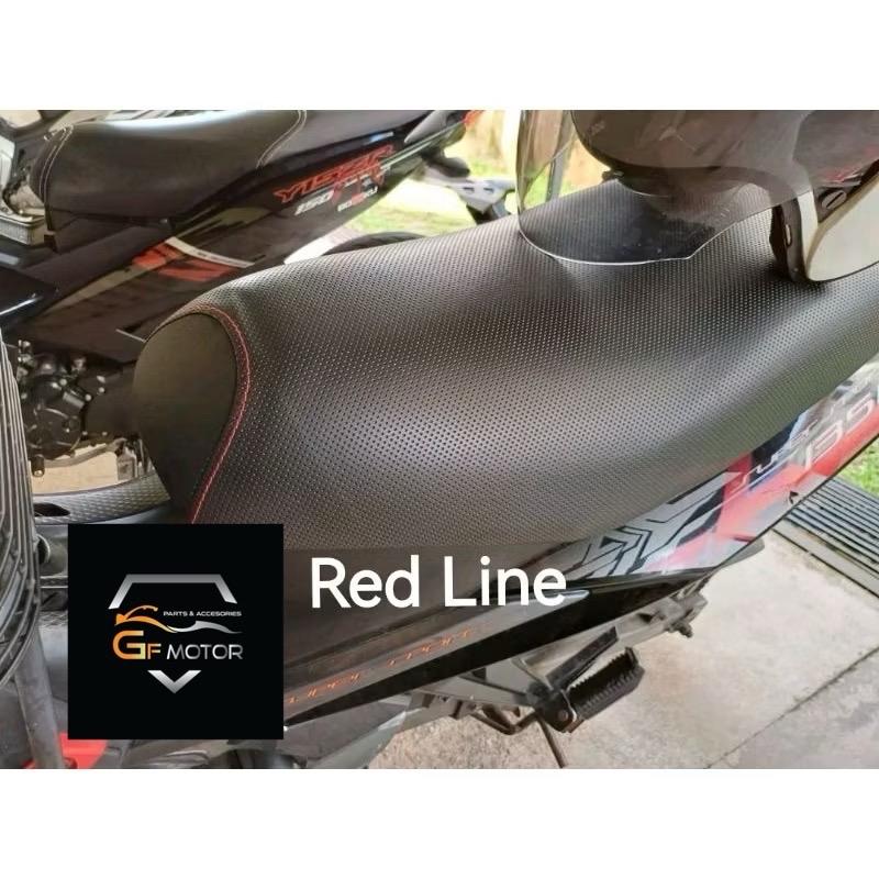 YAMAHA LC135(NEW) (V2-V8)KAIN SIT BENANG MERAH SEAT COVER ORIGINAL ...