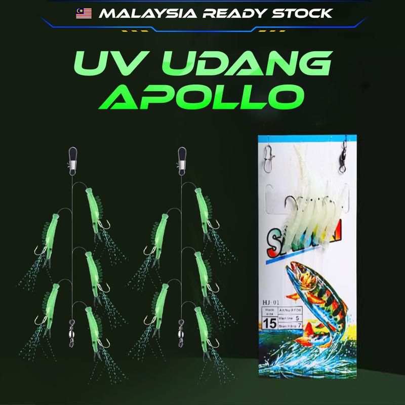 Mata Kail Udang UV Sabiki Apollo Hook Marusaigo hook Killer Ikan ...