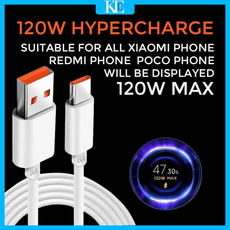 Cable for 120W 67W 55W 33W Hypercharge Cable for Xiaomi Poco - TikTok ...