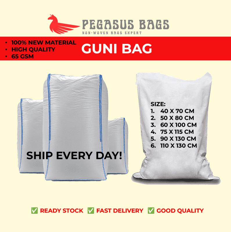 [10PCS] NEW PP Woven Guni Beg / Gunny Bag / Courier Bag / 6 Sizes ...
