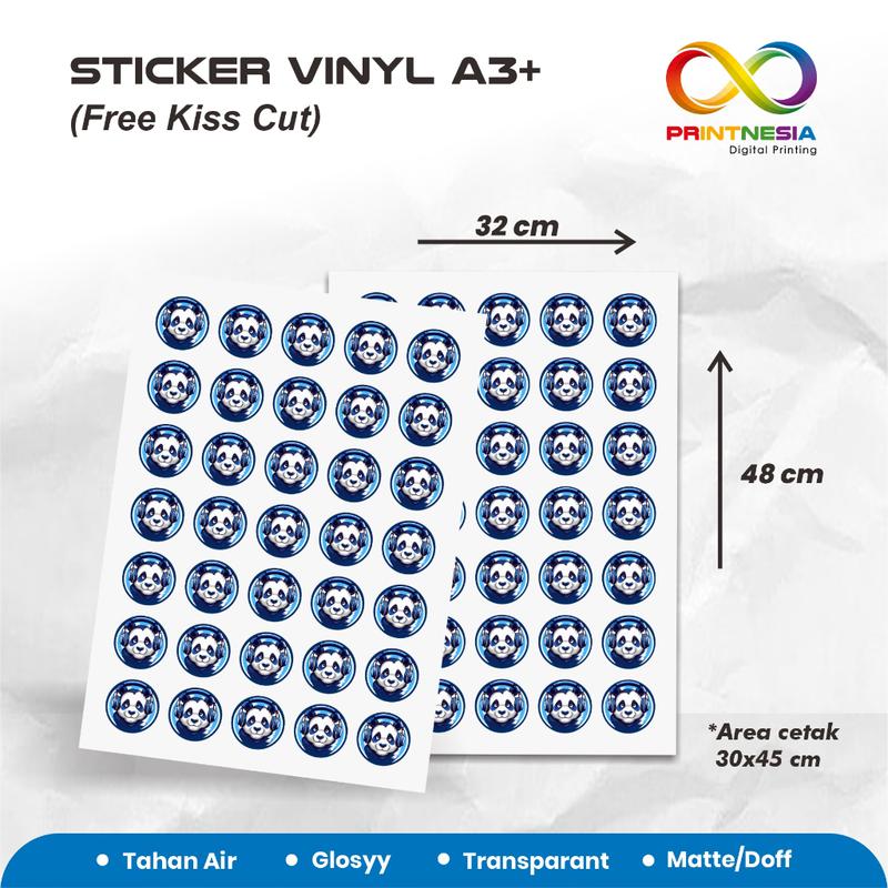 EXPRESS Cetak Stiker Chromo / VINYL Cut A3 Cutting Custom Murah - Shop ...