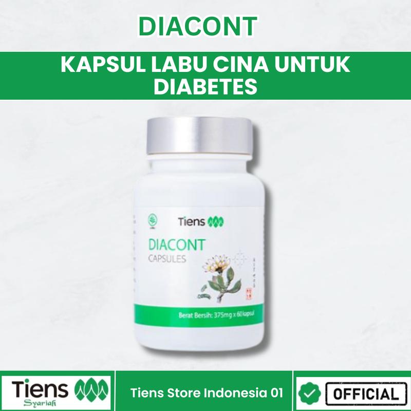 DIACONT DIABETES TIENS KAPSUL LABU CINA SOLUSI DIABETES DAN GULA - Shop ...