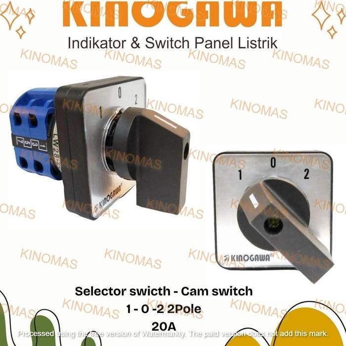 Jual Selector Switch 102 KINOGAWA Selektor On Off On Switch Manual Off ...