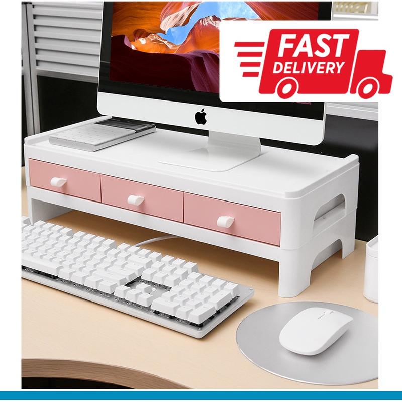 Stackable Multifunctional Computer Monitors Stand Riser With - TikTok ...