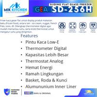 Promo GEA SLIDING FLAT GLASS FREEZER SD-256H / SD 256H / SD256H FRISER ...
