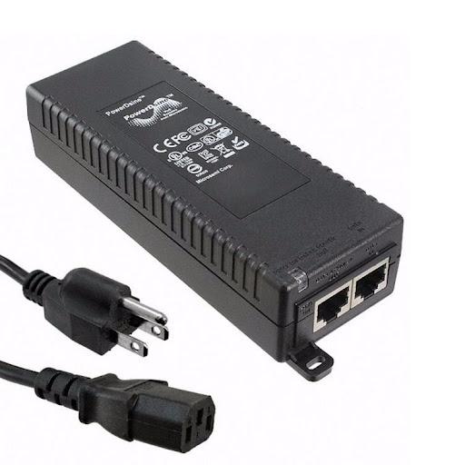 HPE Aruba R6P67A AP-POE-ATSR 1P SR 30W 802.3at PoE+ Power Injector ...