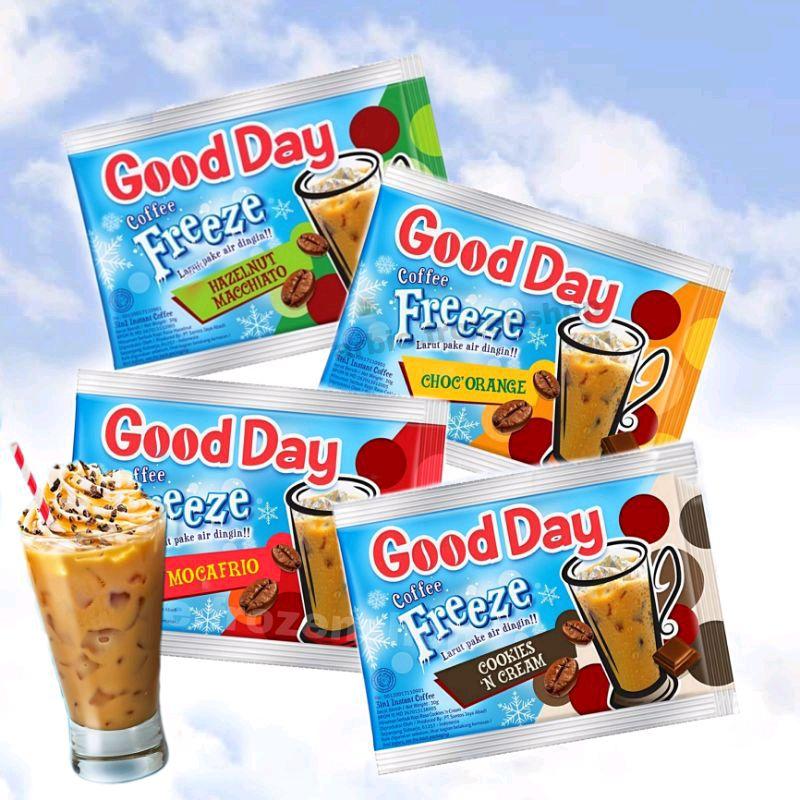 Good Day Coffee Freeze Mocafrio 1 Renceng Isi 10 Sachet Minuman - Shop ...
