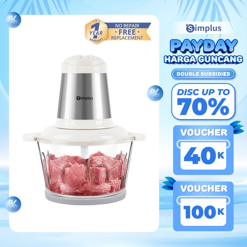 【SUPER PROMO】COD Simplus Chopper Penggiling Daging Bumbu Cabai - Shop | Tokopedia