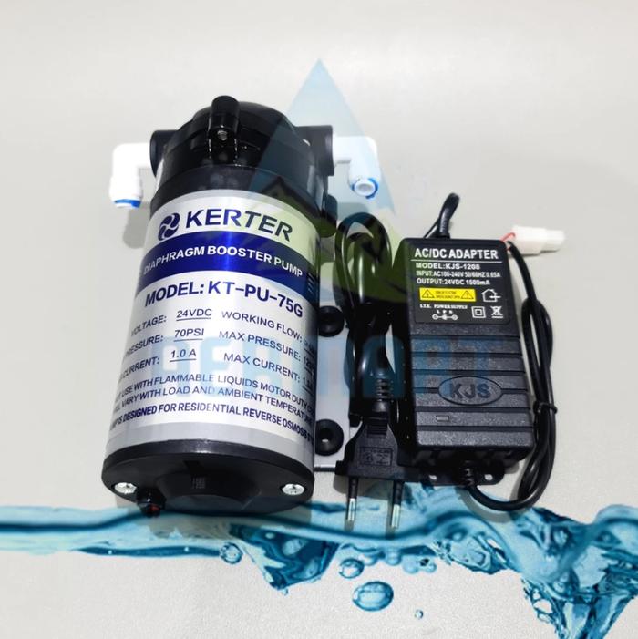 Jual Pompa RO 24V 50-100 GPD Dengan Adaptor dan Non Adaptor - NON ...