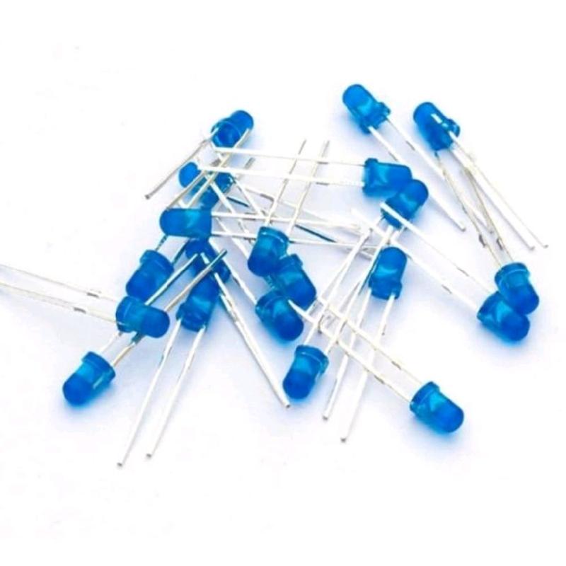 LED 3mm biru nyala biru (Light Emmiting Dioda) - Shop | Tokopedia