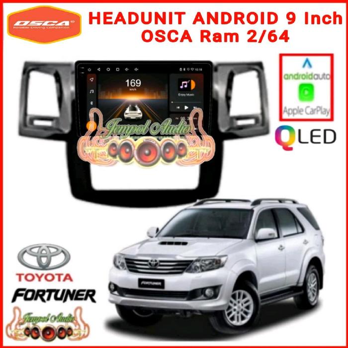 Jual Head Unit Android OSCA 9 Inch Toyota Fortuner Vnt 2005-2015 Layar ...