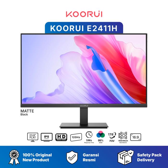 Promo Official Koorui Indonesia - Monitor Koorui E2411H - PC Monitor ...