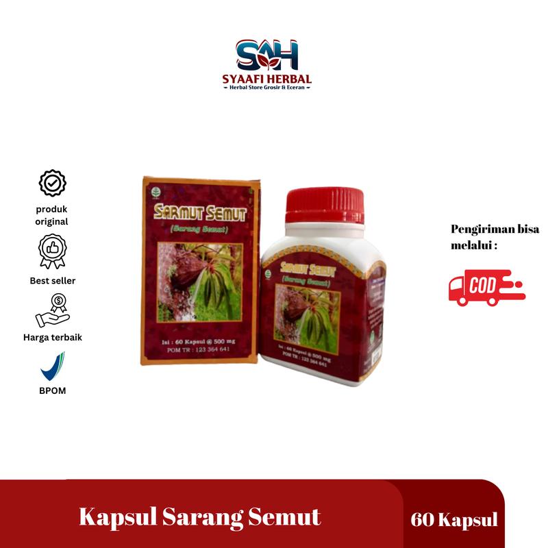 Sarang Semut SARMUT Kapsul Herbal - Asli Papua - Isi 60 Kapsul - Shop ...