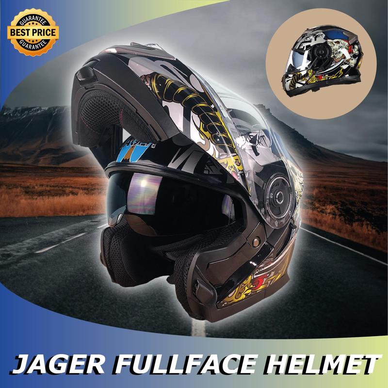 JAGER™ Motorcycle Motor Helmet Topi keledar motorcycle helme - TikTok ...