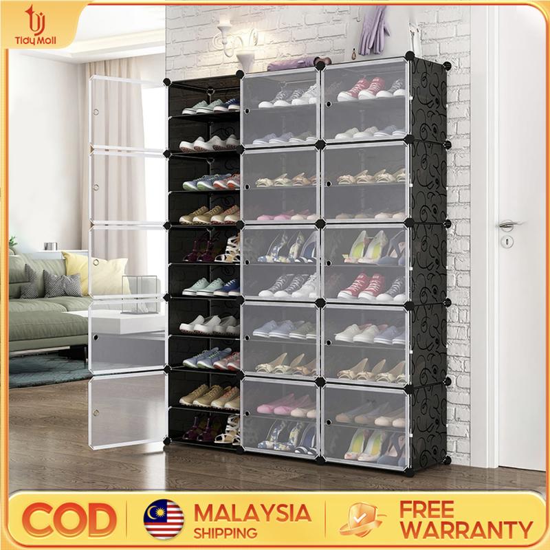 *Genuine Stock* DIY Stackable plastic shoe rack storage organizer ...