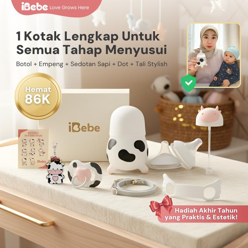 {New born hamper}150ml/240ml ibebe MooMoo Diamond new born Botol Susu ...