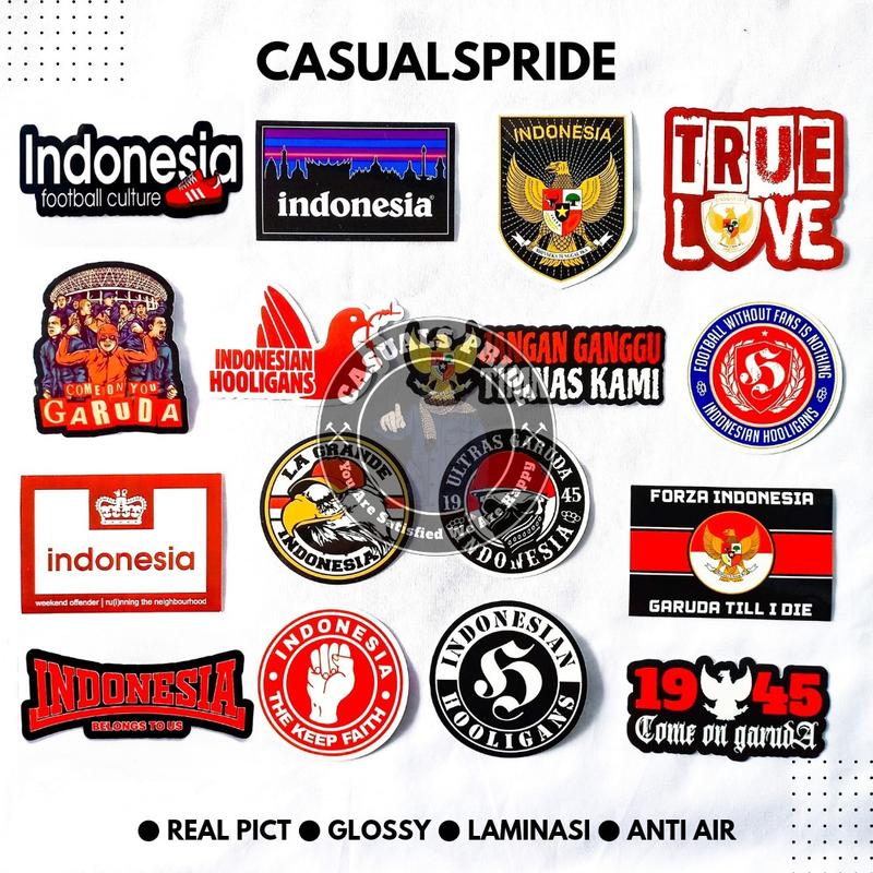 Stiker Timnas Garuda LA Grande Ultras Indonesia Anti Air - Kertas ...