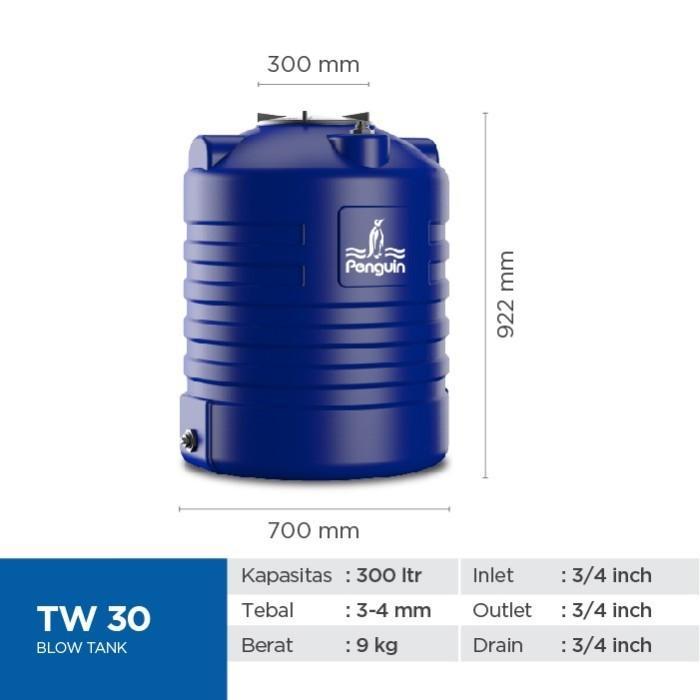 PENGUIN TW30 ORIGINAL TANGKI AIR 300 LITER TANDON TOREN TW 30 - Shop ...