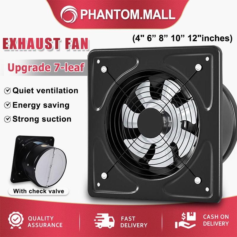 4/6/8/10/12" Wall Type Exhaust Fan Powerful Window Exhaust Fan - TikTok ...