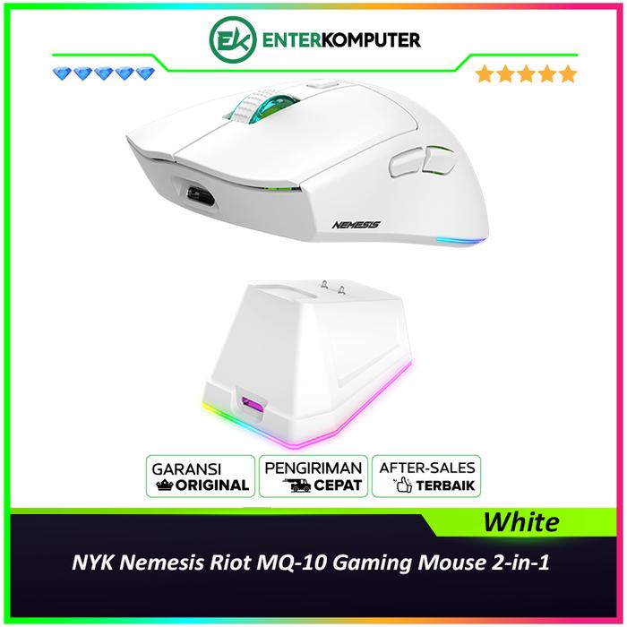 Jual NYK Nemesis Riot MQ-10 Gaming Mouse 2-in-1 Connection Mouse With ...