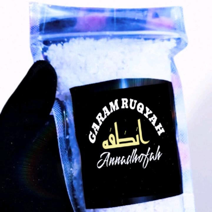 GARAM RUQYAH PLUS BIDARA GARAM ASMAK ANNADHOFAH 800GR Salt Himalaya ...