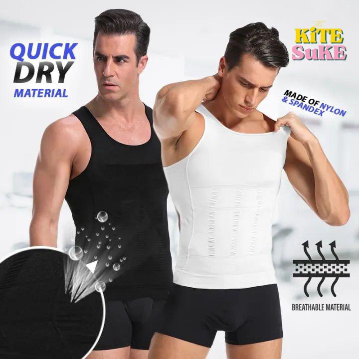 KITESUKE_Men Slimming Singlet Man Singlet Body Shaper Slim Shapewear ...
