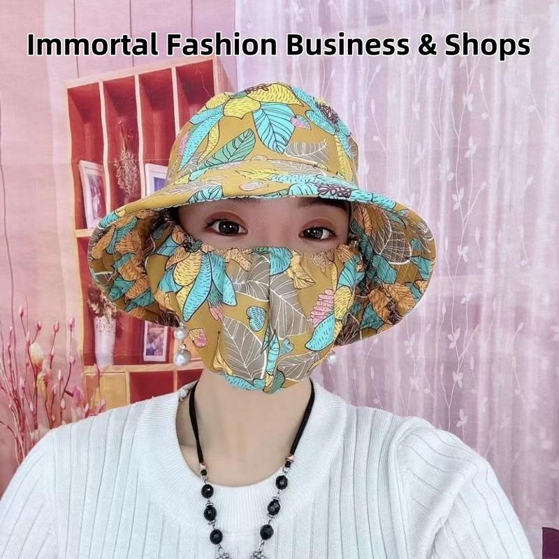 Sunscreen mask hat summer female sunscreen sun hat face shad - TikTok ...
