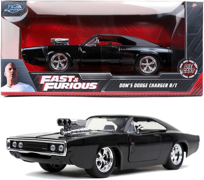 Promo JADA Fast & Furious 1:24 Diecast Alloy Car Dom's Plymouth Chevy ...