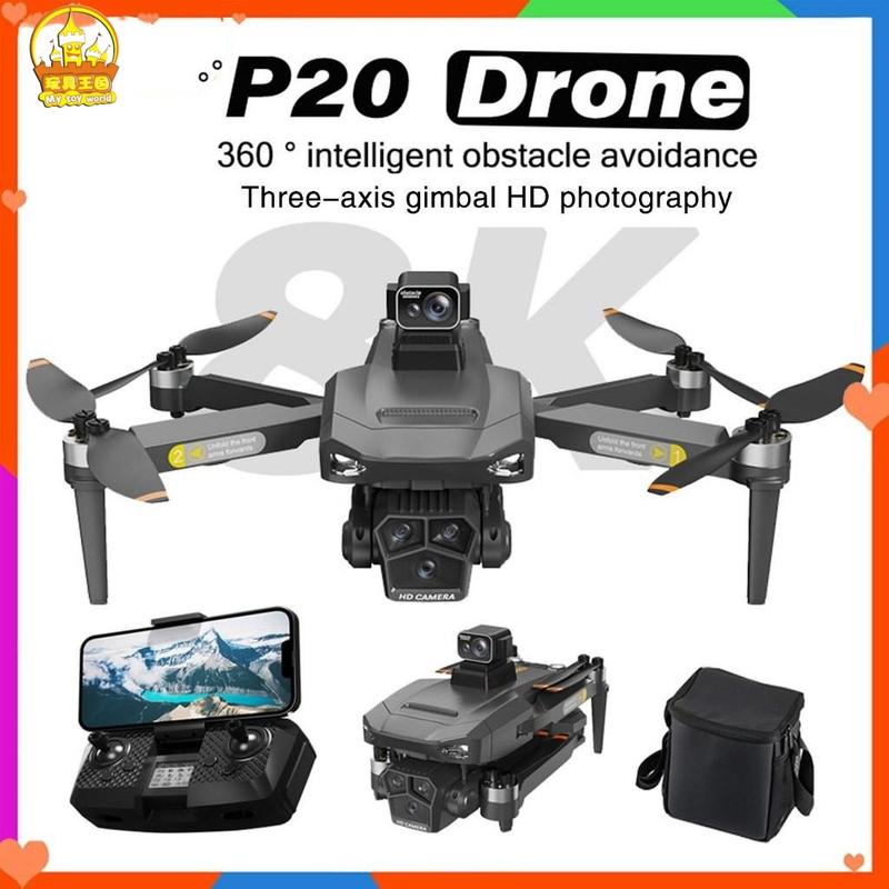 [New] P20 Pro HD Aerial Photography Drone Three-axis Intelligent Gimbal ...
