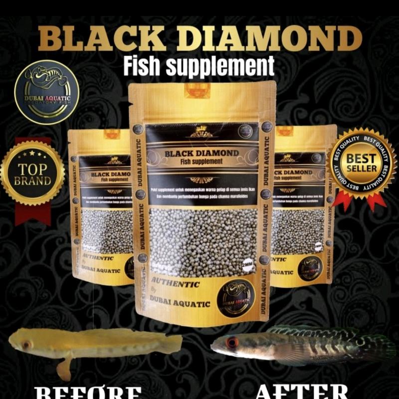 BLACK DIAMOND PELLET CABUNG/BAR/BUNGA ORIGINAL BY DUBAI AQUATIC ...