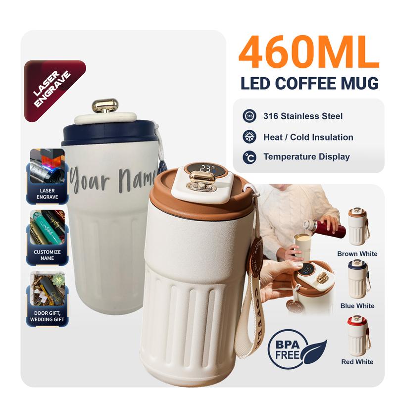 TwentyFour7 Door Gift 460ml Portable Coffee Mug SUS 316 Temperature ...