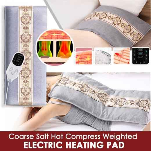 【Big Size】Natural Coarse Salt Heating Pad / Neck Massager Menstrual ...