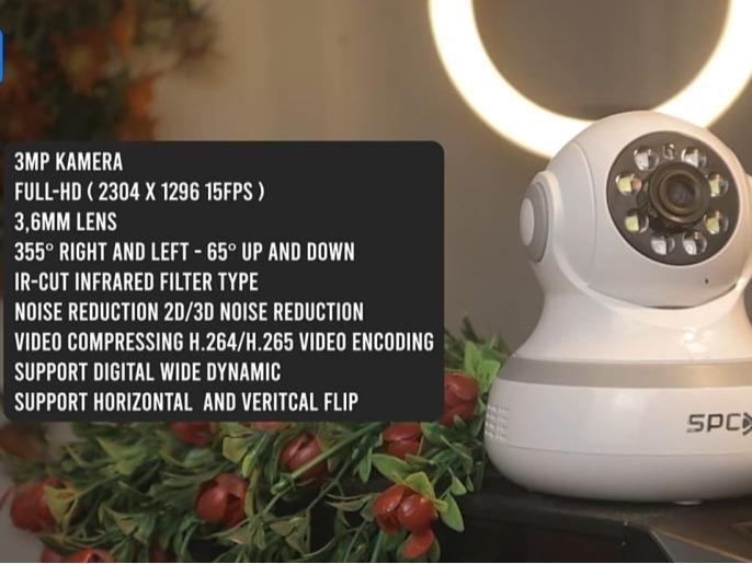 Kamera CCTV SPC BABYCAM SMART BC1, IP Cam Resolusi 3mp - Shop | Tokopedia