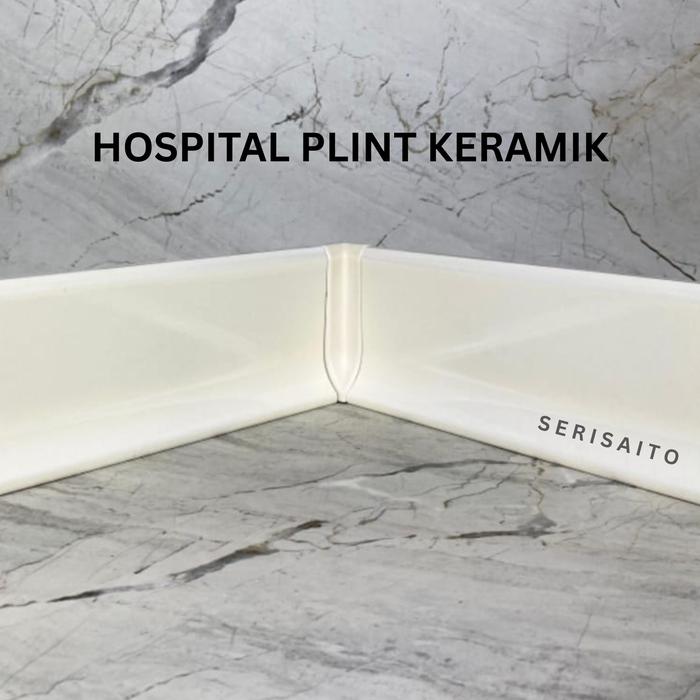 Jual Hospital Keramik Plin/ Plint Skirting Rumah Sakit Lengkung - Putih ...