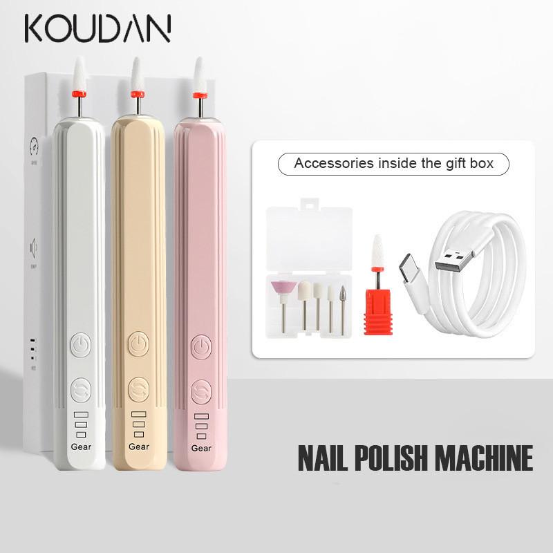 Electric Nail Polisher Manicure Tools Nail Polish Machine Set Removing ...