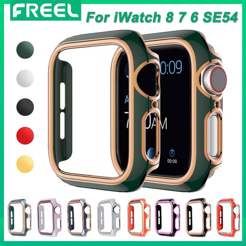 FREEL-เคสป้องกัน PC แกะสลักแบบแขวนสีสันสดใสสำหรับ Apple Watc - TikTok ...